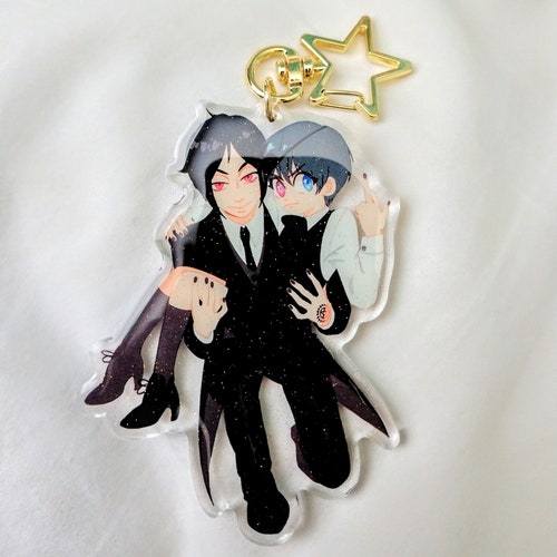 Black Butler Acrylic Charm | Etsy