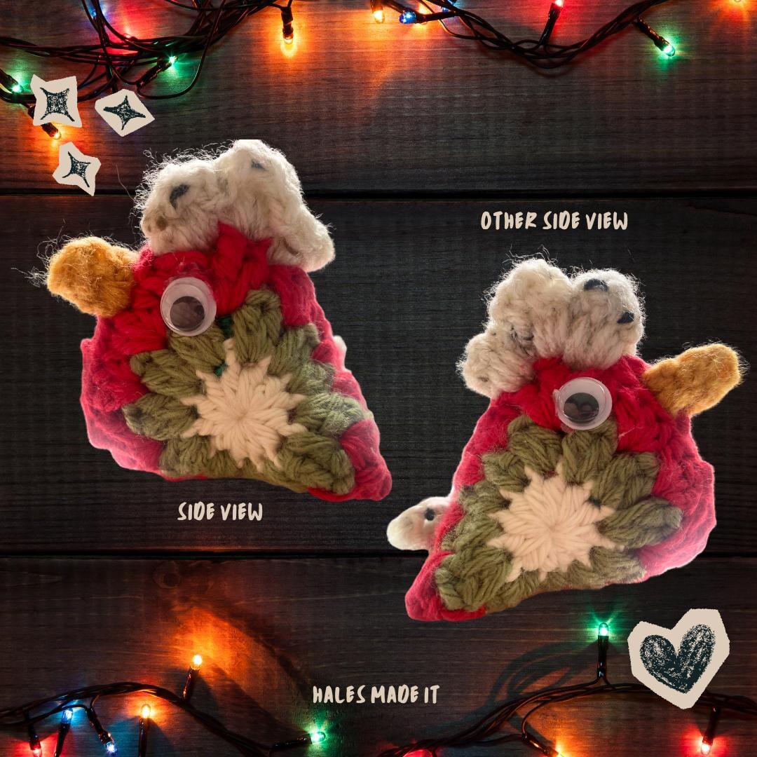 Mini Crochet Christmas Chicken - Etsy