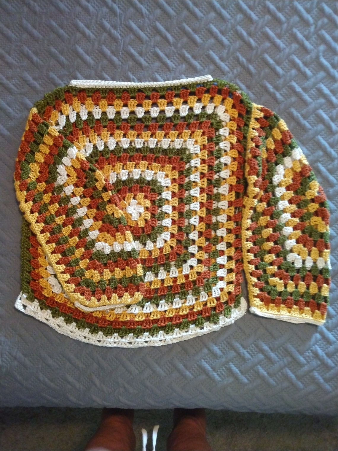 Retro Fall Crocheted Top - Etsy