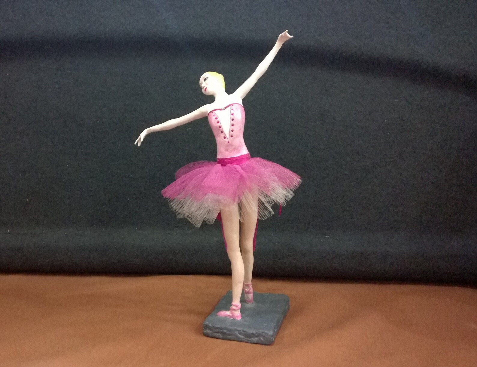 Ballet Dancer Figurine Clay Figurine Clay Miniature - Etsy Australia