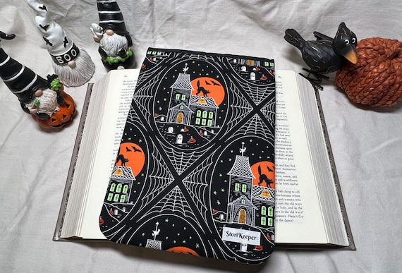 Scary Haunted House Black Cat Spider Webs Padded Book - Etsy
