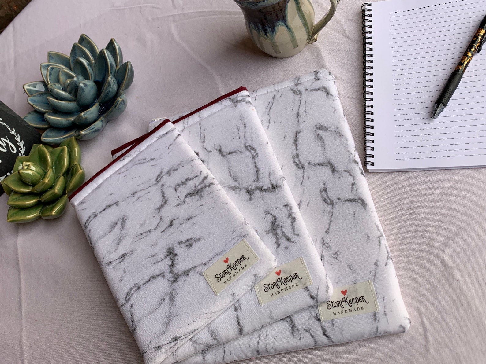 Padded Marble Book Sleeve Tablet Sleeve Tech Case - Etsy
