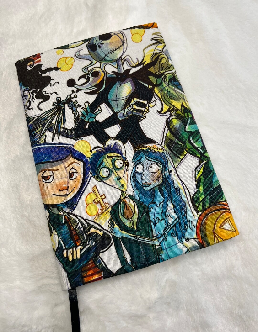 TB Characters, NBC Jack, Edward Notebook Cover, Journal Cover, Fabric ...