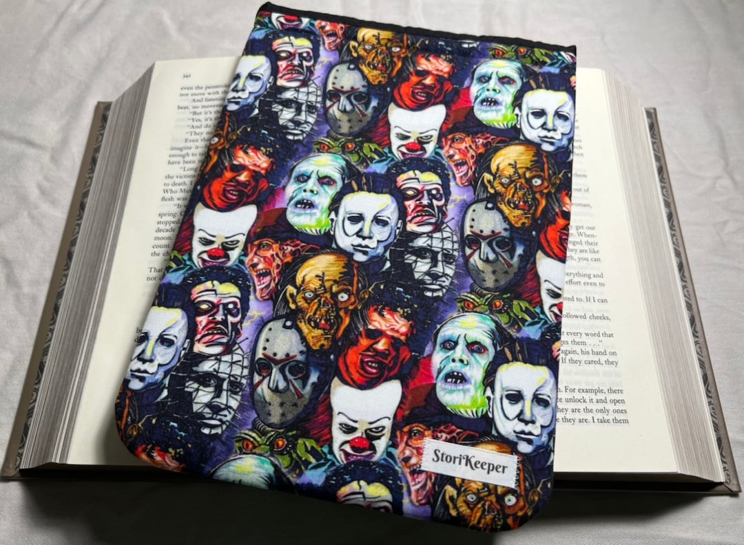 Horror Movie Character Padded Book Sleeve: Scary Tablet Protector - Etsy