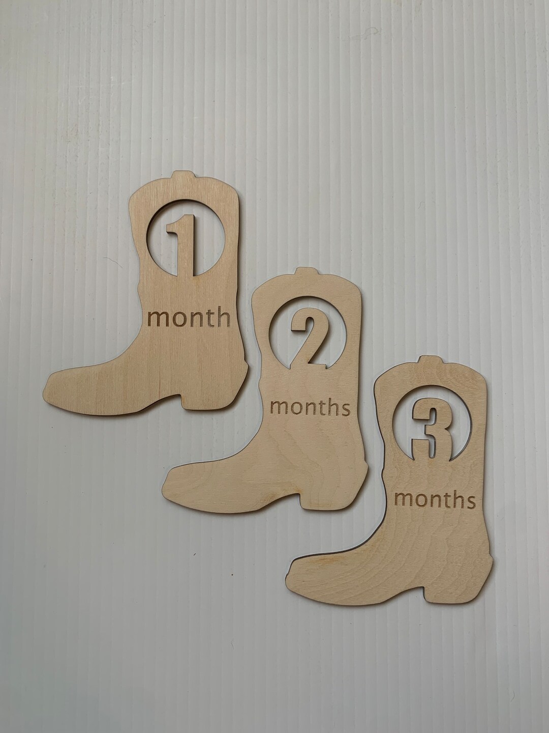 Cowboy Boot Newborn Milestone Markers: Western Baby Photos - Etsy