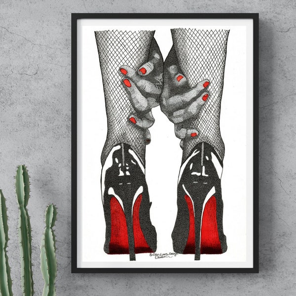 Red Bottom Heels - Etsy