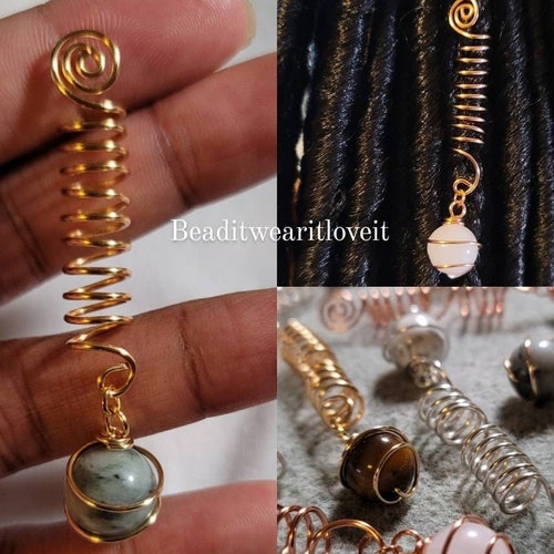 Africa Loc Jewelry. Dreadlock Hair Accessories Beads for - Etsy