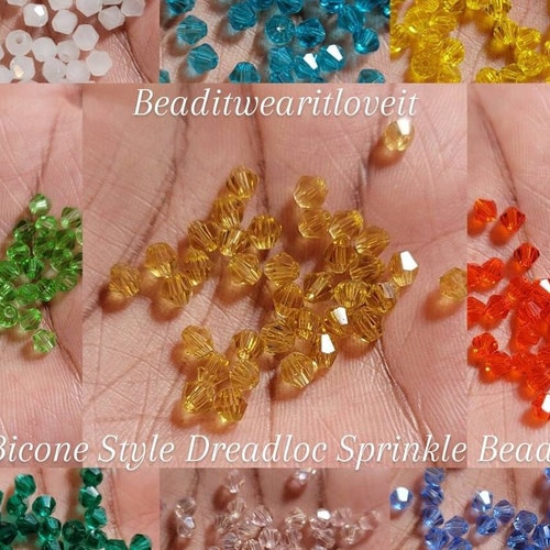 Quartz Crystal Loc Sprinkle Beads Braid Jewelry Dreadlock - Etsy