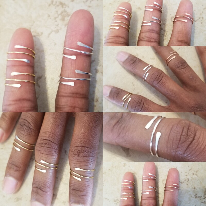 Mid Knuckle Ring - Etsy