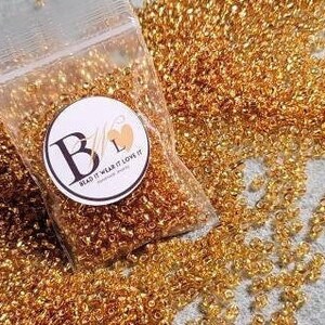 Small Gold Loc Sprinkle Beads Braid Jewelry Dreadlock - Etsy