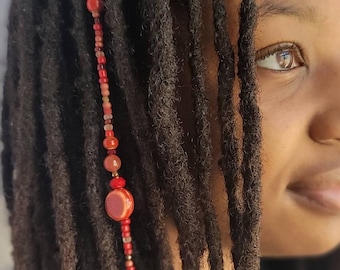 Raw Amethyst Crystal Loc Jewelry. Dreadlock Hair Accessories - Etsy