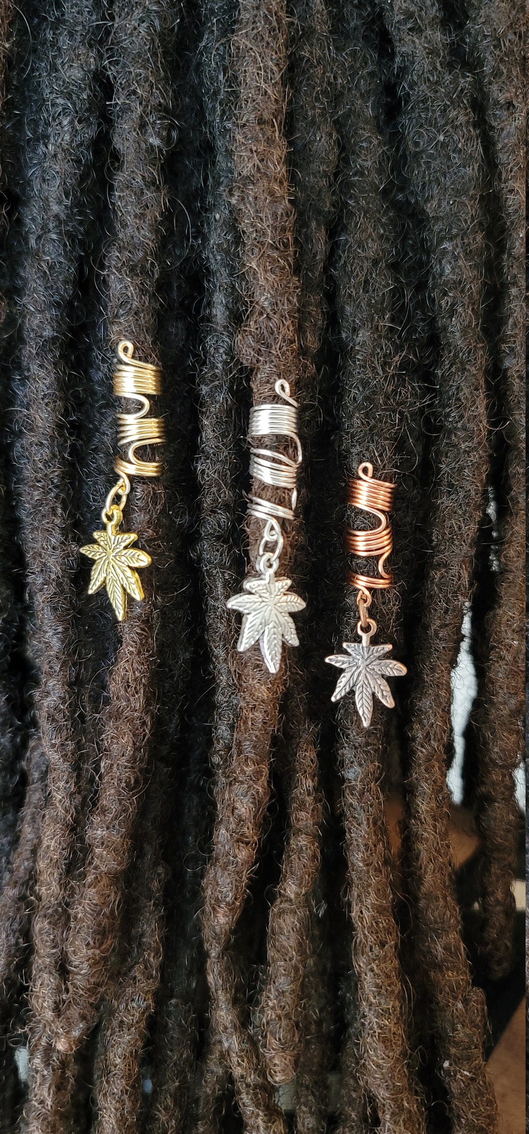 CLEARANCE Marijuana Loc Jewelry. Dreadlock Hair Accessories, Beads for ...