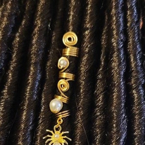 Spider Loc Jewelry Dreadlock Hair Accessories Metal Beads - Etsy