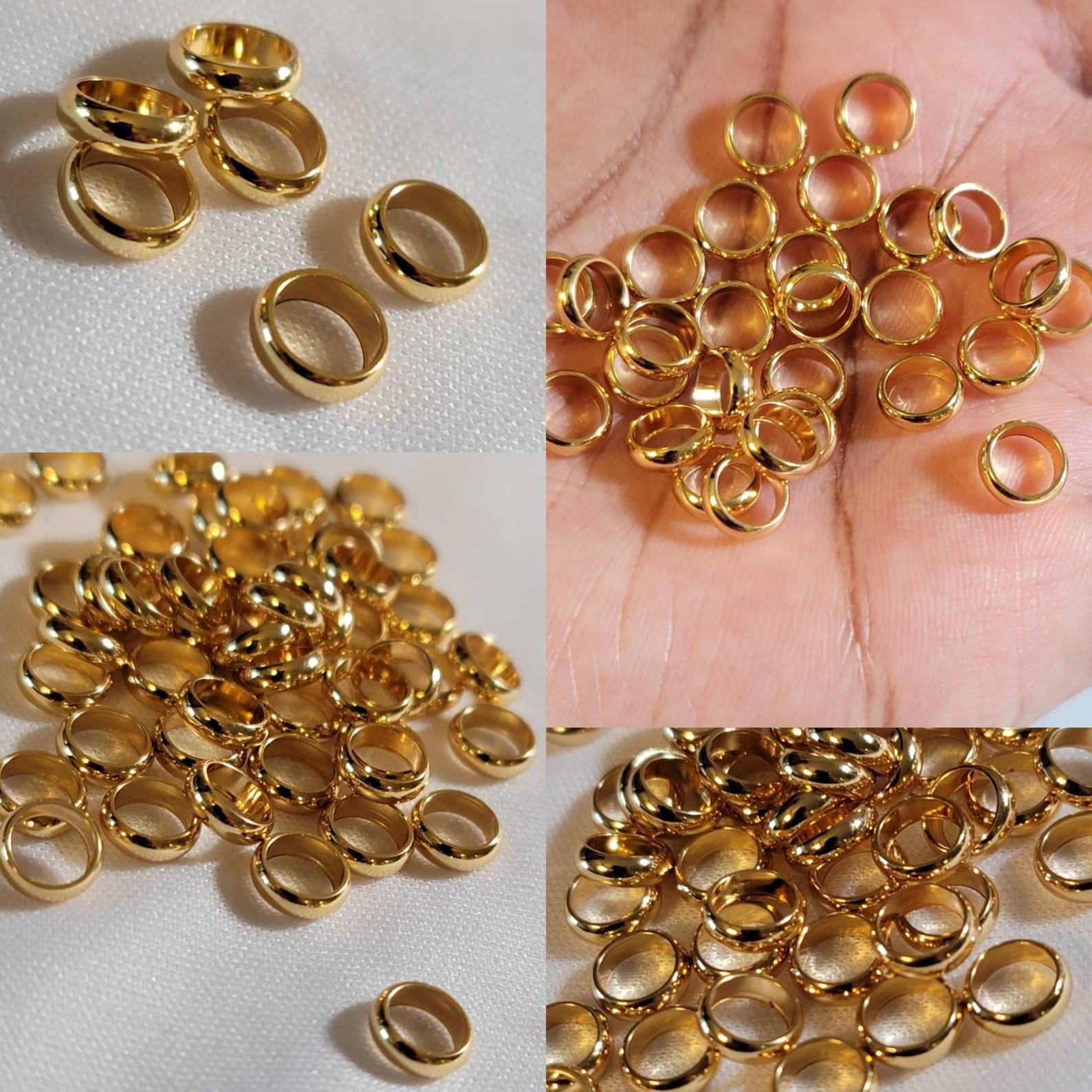 10 Stainless Steel Loc Beads, Wholesale Dreadlock Hair Accessories - Etsy