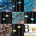 6mm Wide Big Hole Gemstone Loc Beads, Dreadlock Hair Accessories, Beads ...