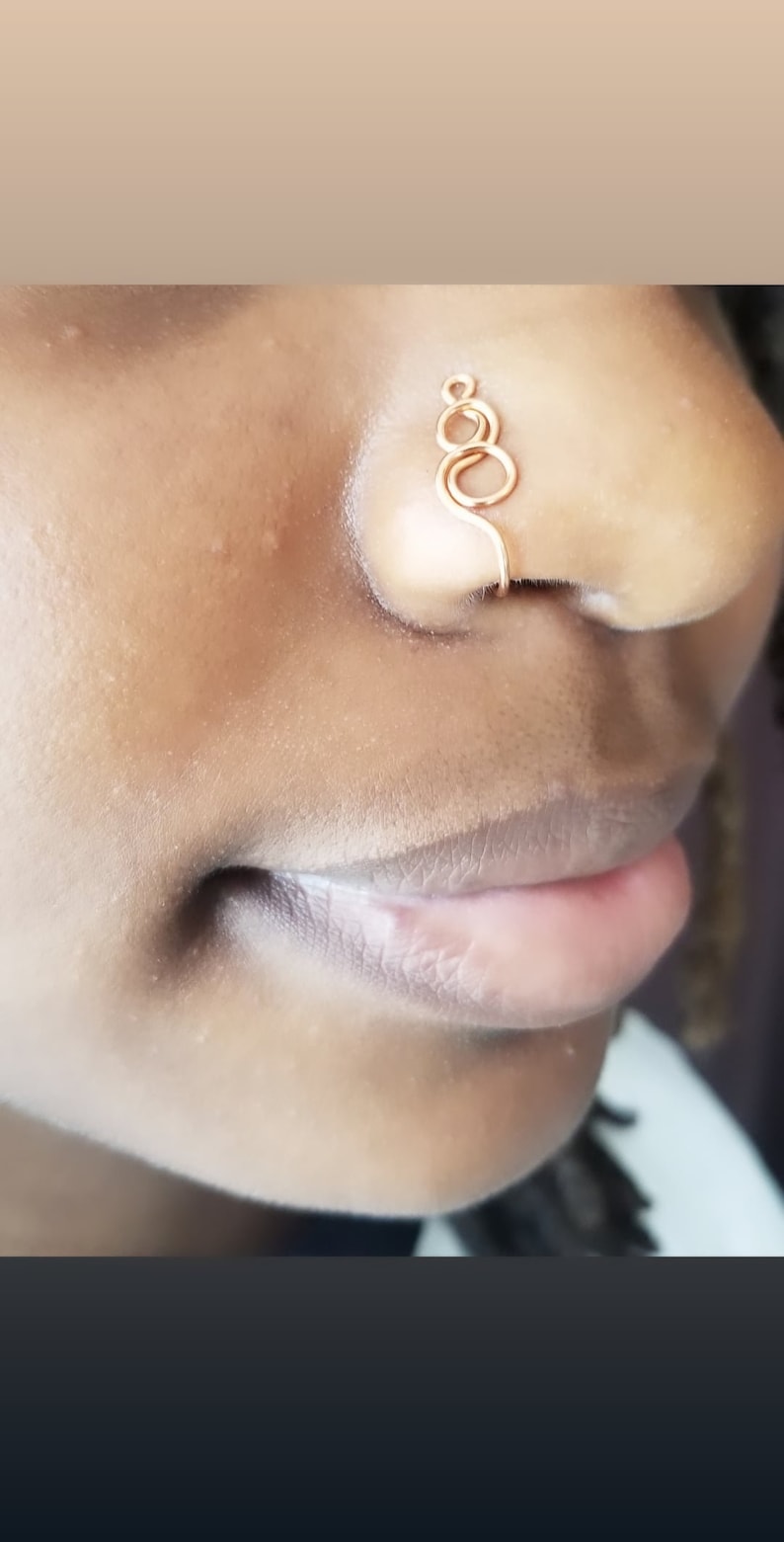 Nose Cuff Nose Ring No Piercing Needed The Oracal Cuff | Etsy