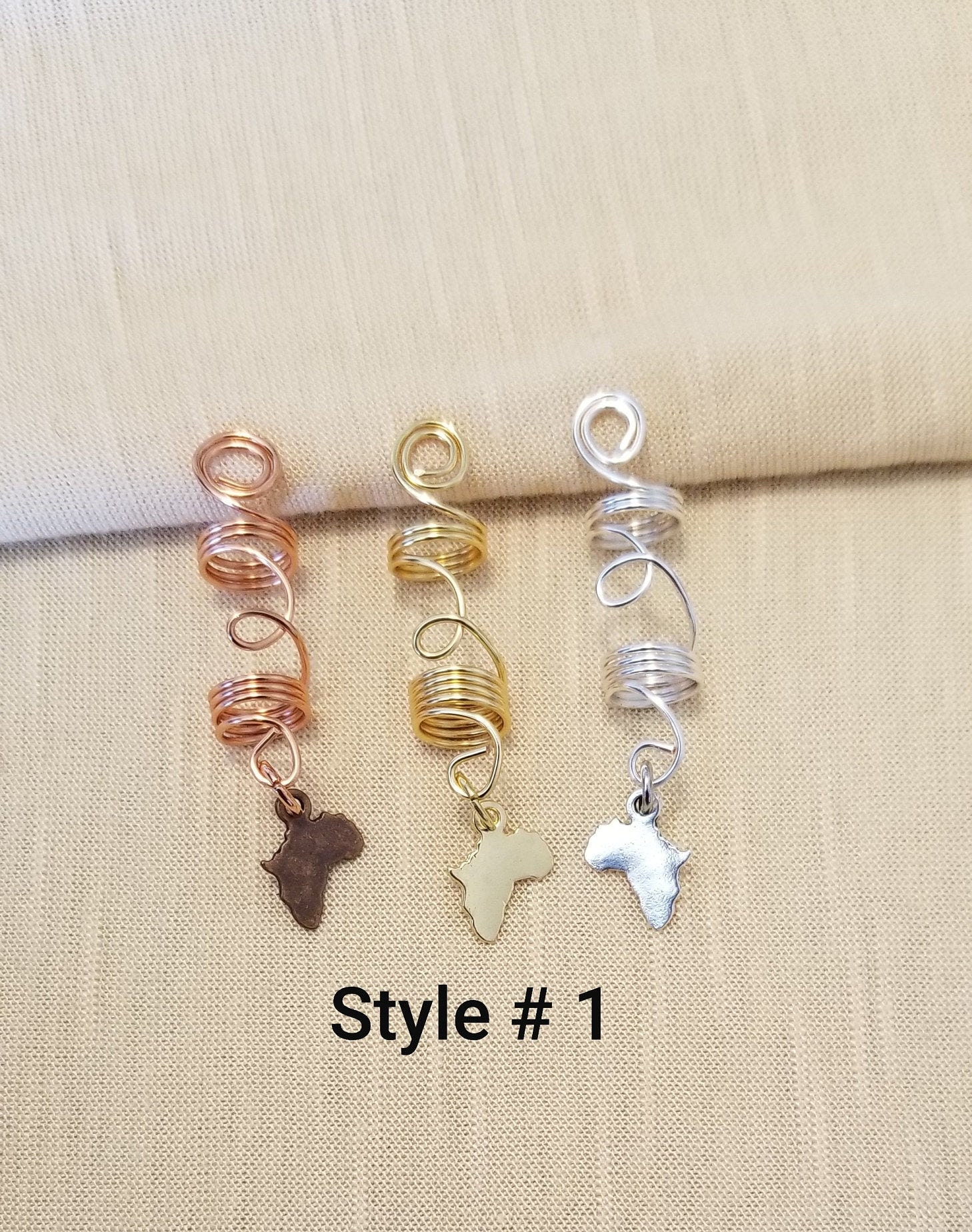 Africa Loc Jewelry. Dreadlock Hair Accessories, Beads for Braids ...