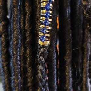 Jade Crystal Loc Jewelry. Dreadlock Hair Accessories, Beads for Braids ...