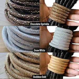 No Wire Dreadlock Loc Ties, Long Cotton Hair Tie, Thick Hair Holder ...