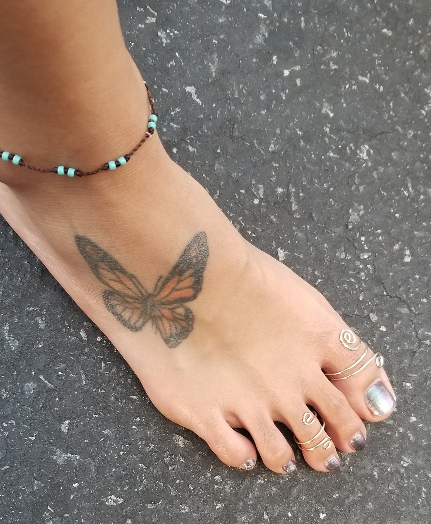 Big Toe Ring Spiral Toe Rings Wire Wrapped Gold Toe Ring - Etsy