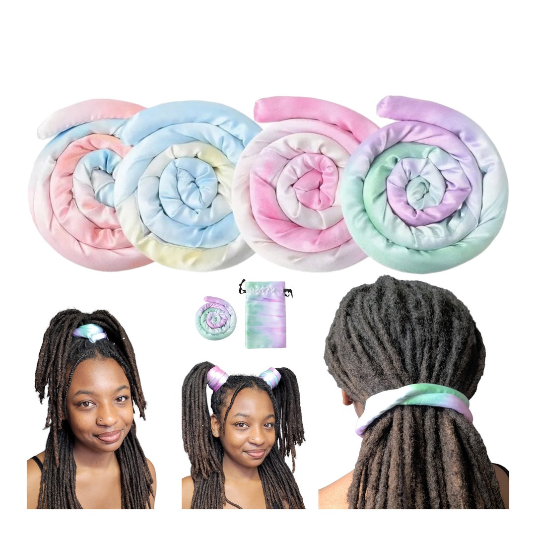CLEARANCE Bendable Satin Loc Hair Ties, Wire Twistable Hair Tie ...