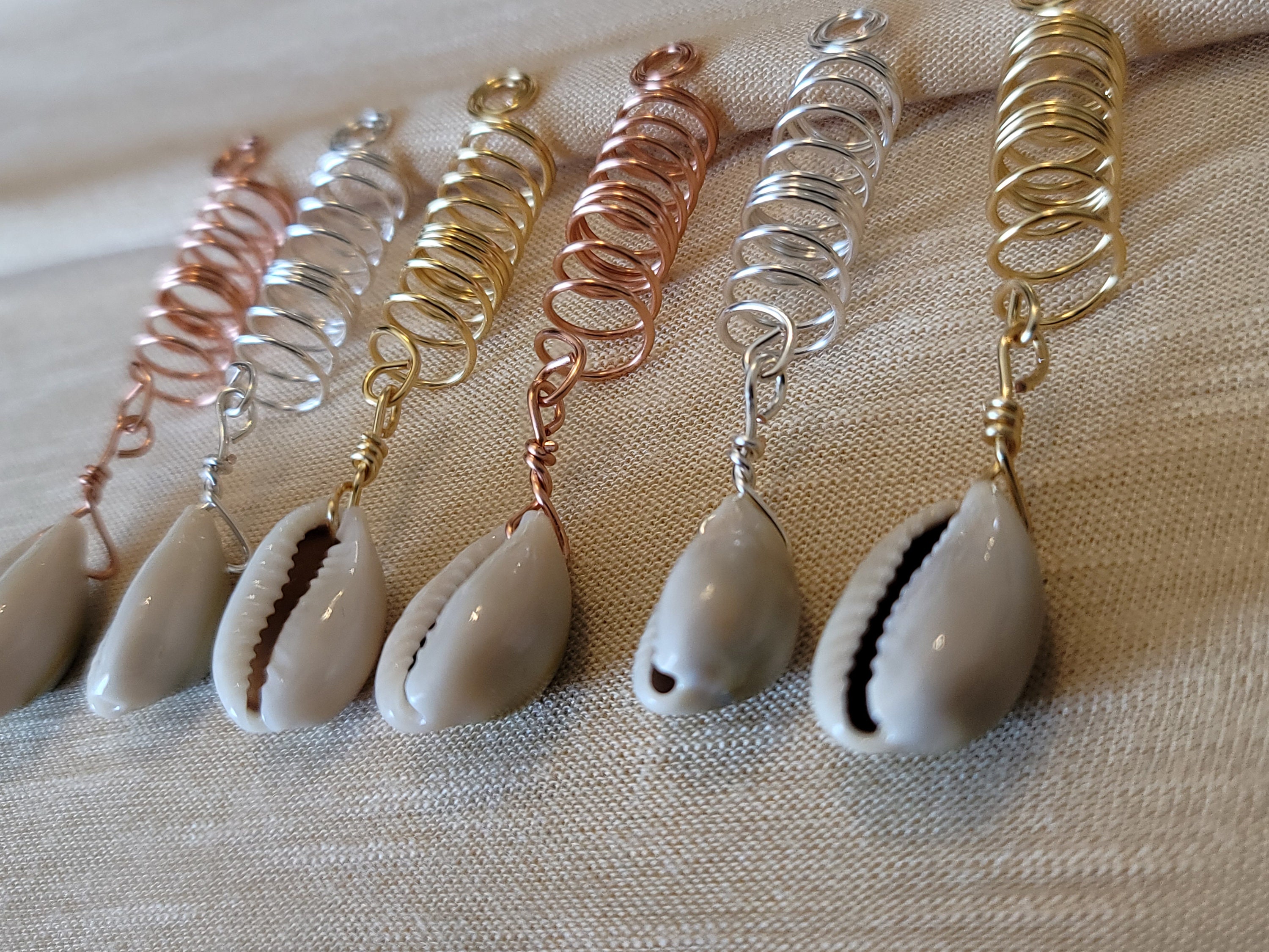 Cowrie Shell Loc Jewelry Dreadlock Hair Accessories Beads - Etsy UK