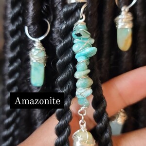 4 Piece Crystal Loc Jewelry Set. Dreadlock Hair Ring Accessories, Beads ...
