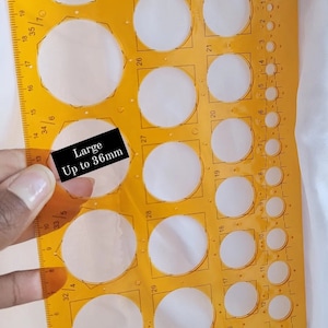 Loc Measuring Tool, Sisterlocks Microlocs Wicks Sizing Tool, Dreadlock ...