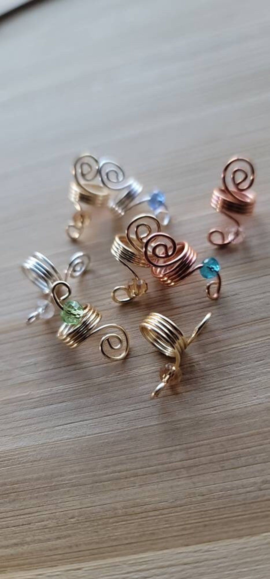 12 Piece Loc Sprinkle Beads Set Braid Jewelry Dreadlock Accessories ...