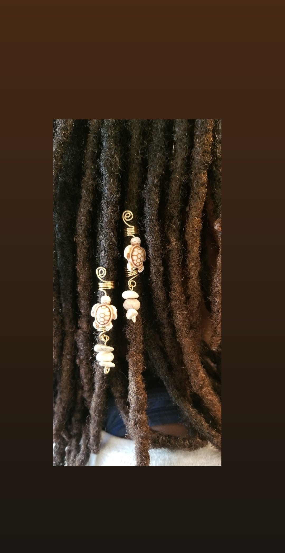 White Turquoise Crystal Loc Jewelry Dreadlock Hair | Etsy