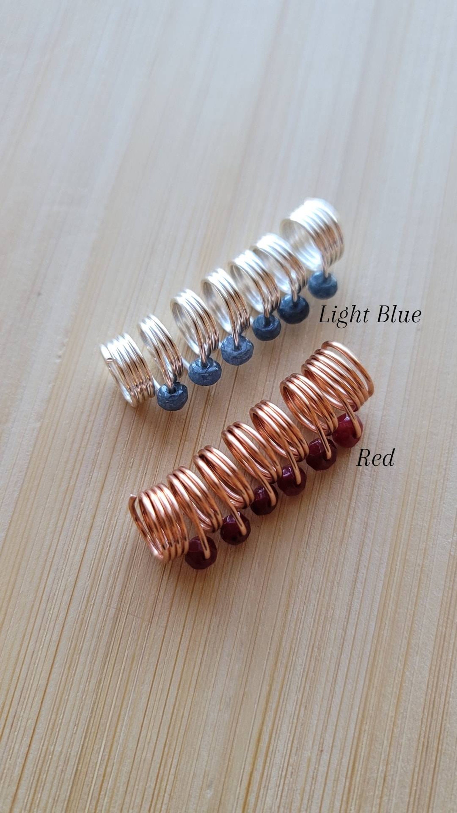 Jade Crystal Loc Jewelry. Dreadlock Hair Accessories Beads | Etsy