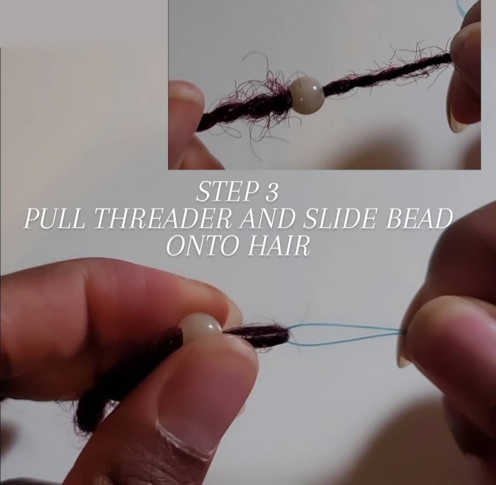 Loc Jewelry Bead Threader, Dreadlock Hair Accessory Tool, Set of 2 Bead ...