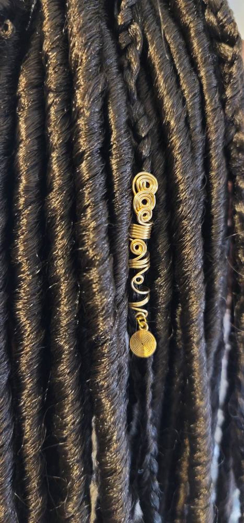Spiral Loc Jewelry Natural Hair Dreadlock Accessories Beads - Etsy