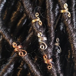 6 Piece Loc Sprinkle Beads Set Braid Jewelry Dreadlock Accessories Hair ...