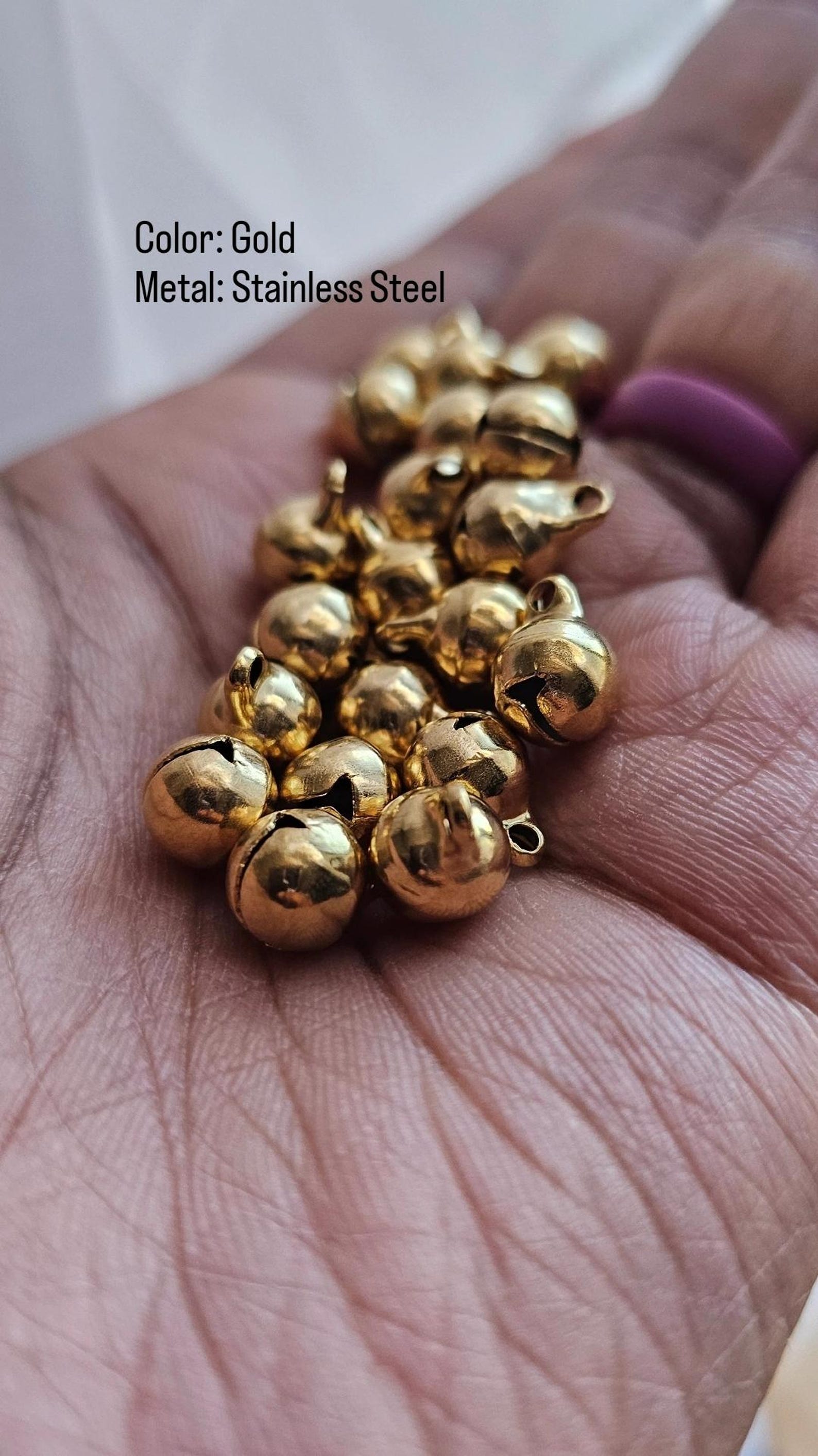 Set of 10 Loc Sprinkle Bells, Braid Jewelry Dreadlock Accessories ...