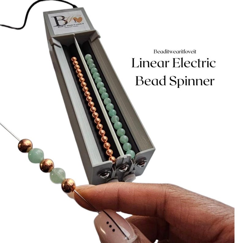 Linear Electric Bead Spinner for Jewelry Making - Automatic Round Bead ...