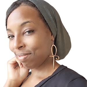 Adjustable Loc Cap, Super Soft Stretchy Casual Satin Lined Cap, Unisex ...