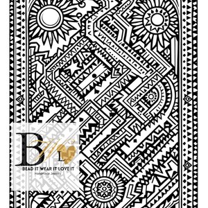 76 Geometric & Tribal Patterns and Shapes Coloring Pages, Tribal ...