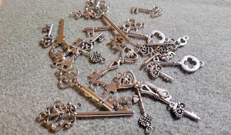 Skeleton Key Loc Jewelry. Dreadlock Hair Accessories, Beads for Braids ...