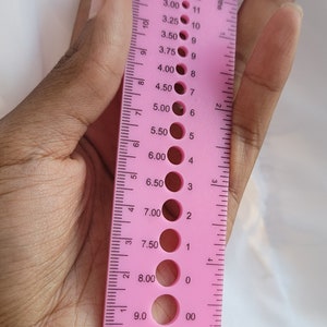 Loc Measuring Tool, Sisterlocks Microlocs Wicks Sizing Tool, Dreadlock ...