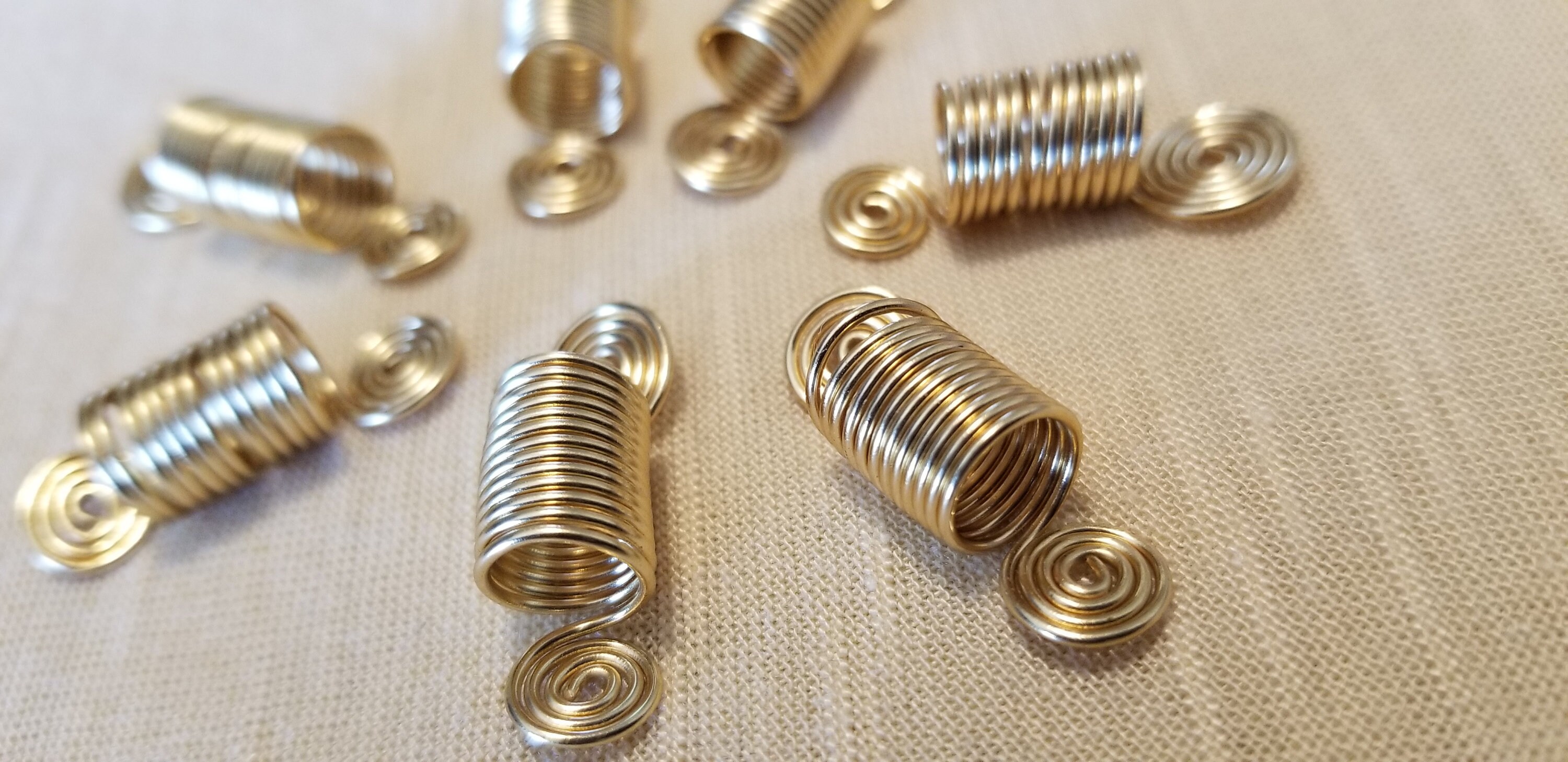 2pcs Loc Jewelry Set Quartz Crystal DreadLock Jewelry | Etsy