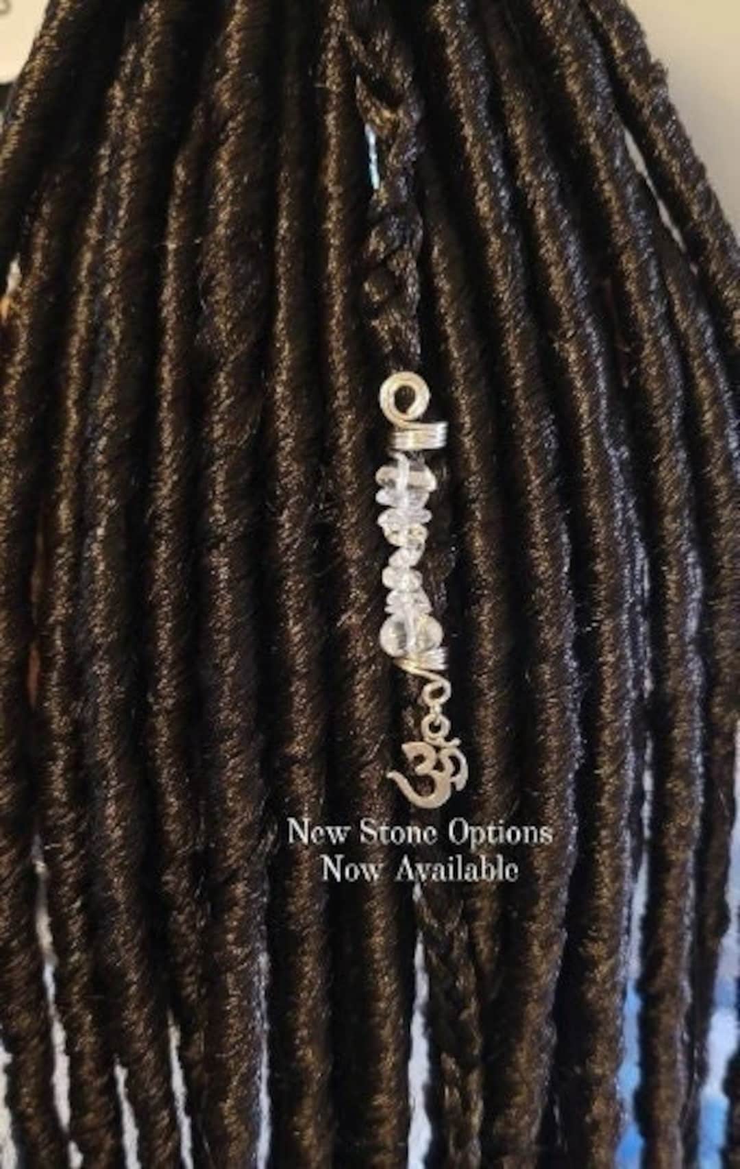 CLEARANCE SALE Om Symbol Loc Jewelry, Chakra Dreadlock Hair Accessories ...