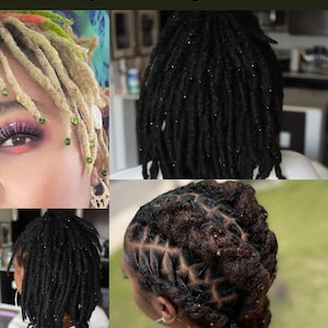 Kids Rainbow Loc Sprinkle Beads, Braid Jewelry Dreadlock Accessories ...