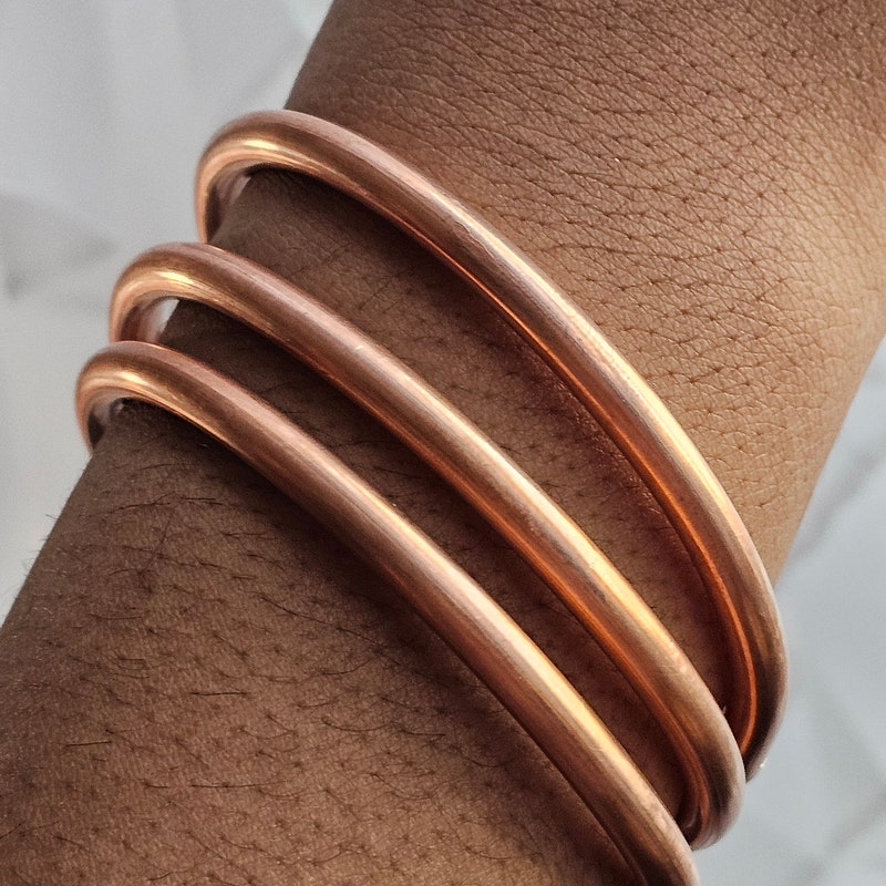 Copper Bangles - Etsy