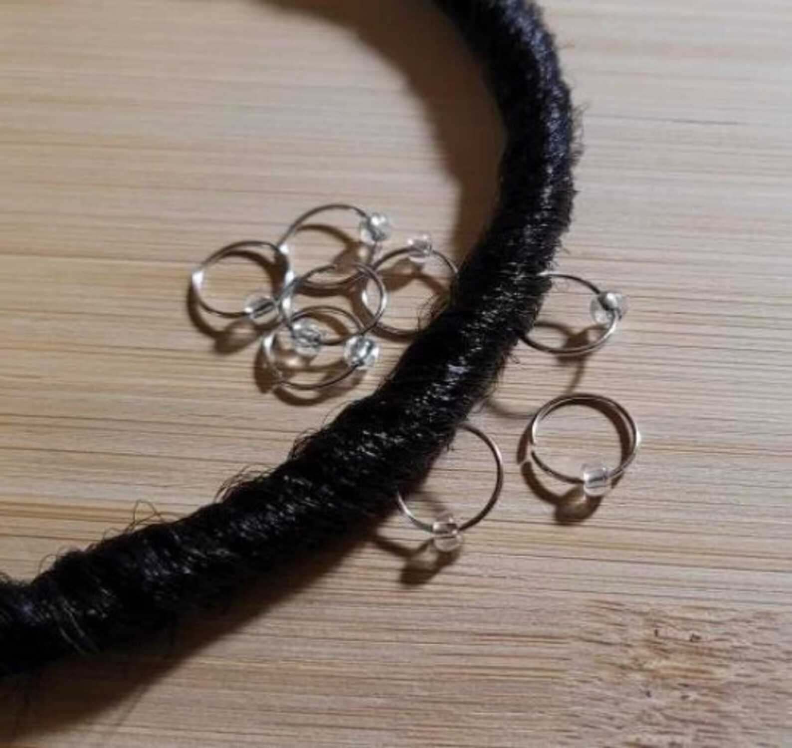 8pcs Gold Hair Rings Dread Rings Loc Jewelry Braid Rings - Etsy