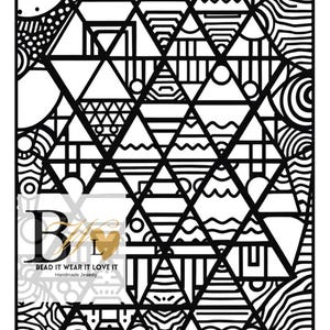 76 Geometric & Tribal Patterns and Shapes Coloring Pages, Tribal ...