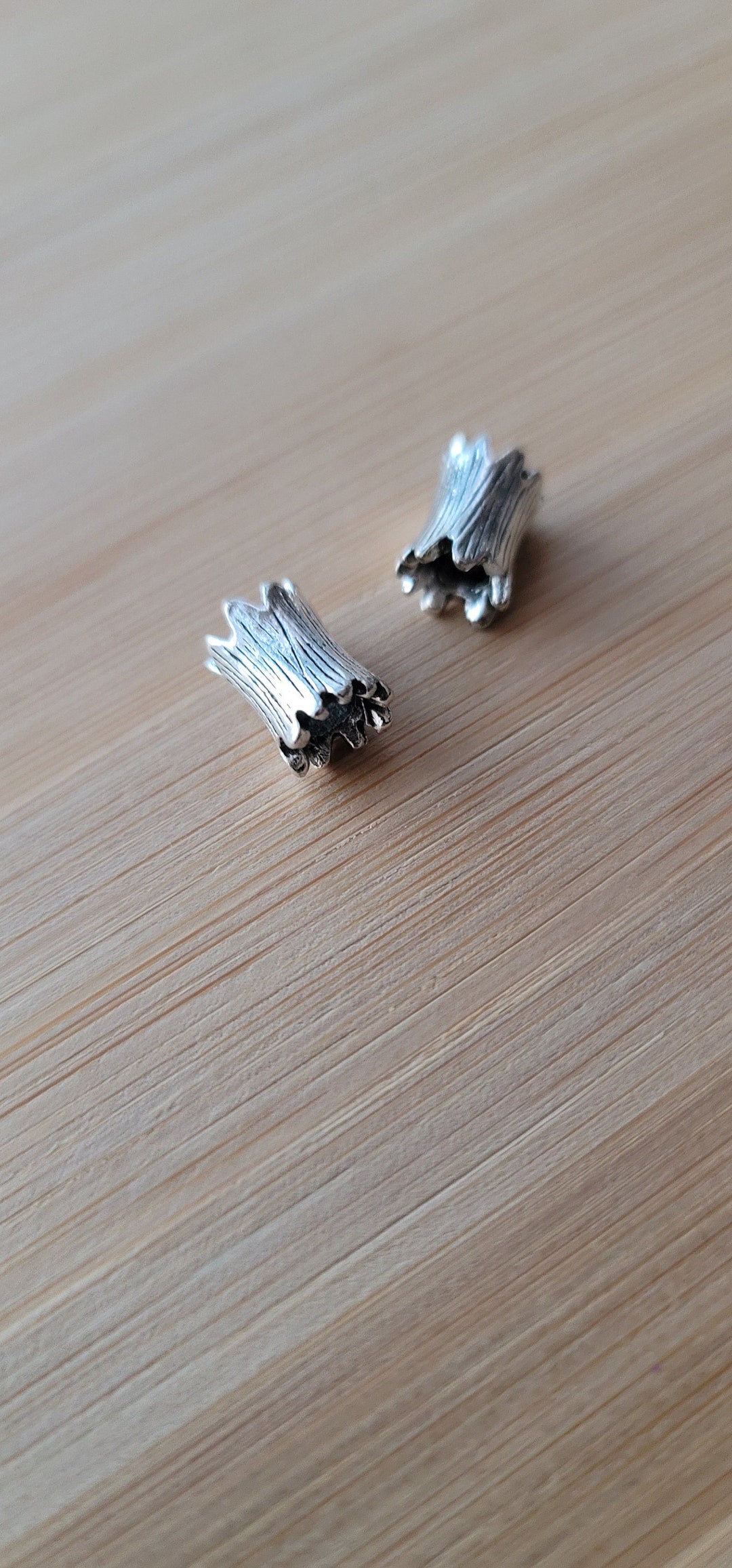 Set of 2 Metal Loc Beads, Silver 4.8mm Hole Hair Beads, Wholesale ...