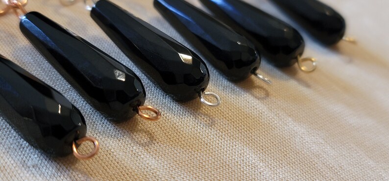 Black Onyx Crystal Loc Jewelry. Dreadlock Hair Accessories - Etsy