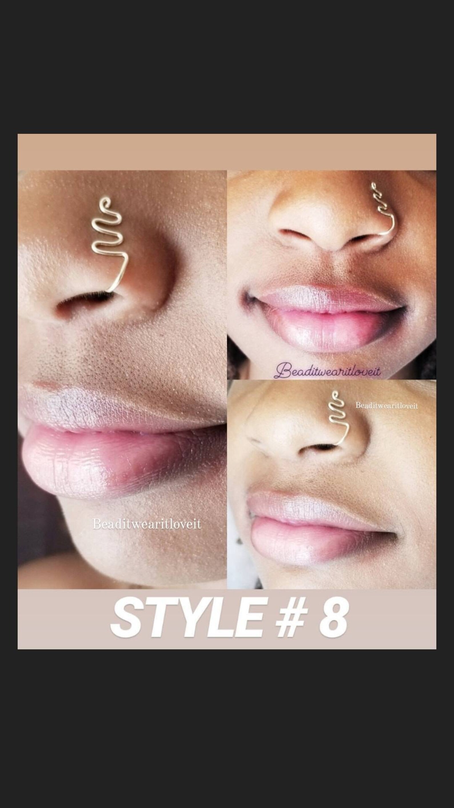 Indian Nose Ring, Multiple Style Options - Etsy