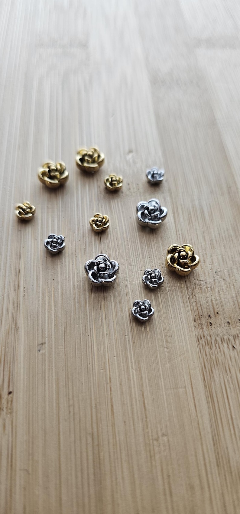 10 Rose Loc Sprinkle Beads, Braid Jewelry Dreadlock Accessories, Loc ...